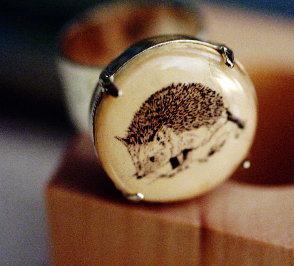 Hedgehog Cork Ring – Olive Bites Studio