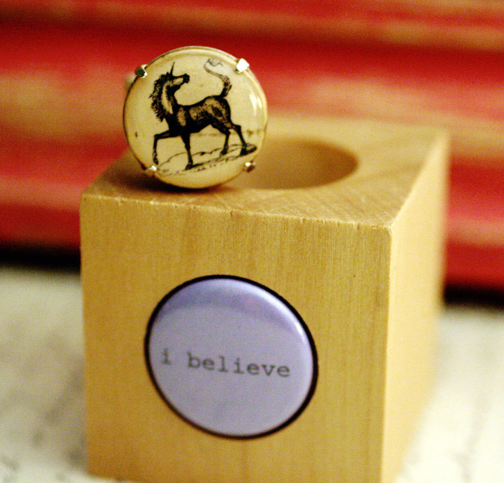 Unicorn Cork Ring – Olive Bites Studio